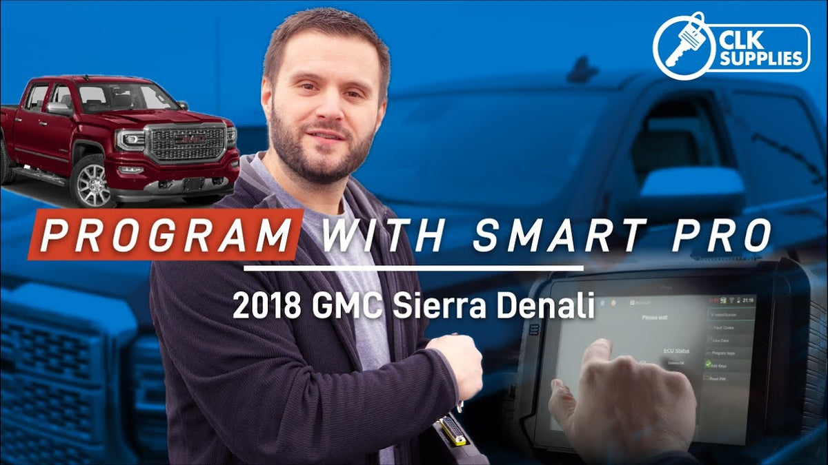 Key Programming A 2018 GMC Sierra Using Smart Pro Key Programmer