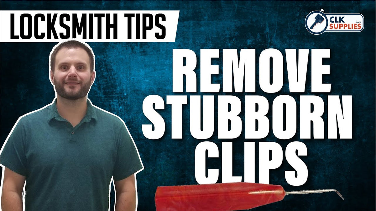 Locksmith Tip | Removing Stubborn Clips on the back of Lock Cylinders