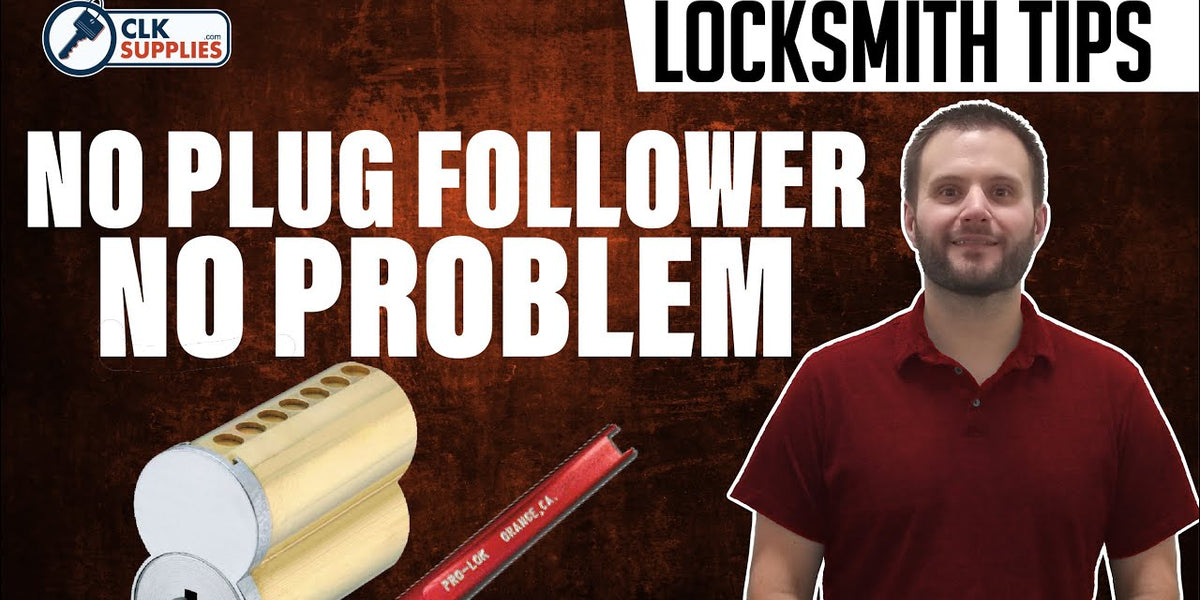 Locksmith Tip | Rekeying a Lock and you forgot a Plug Follower? No Pro