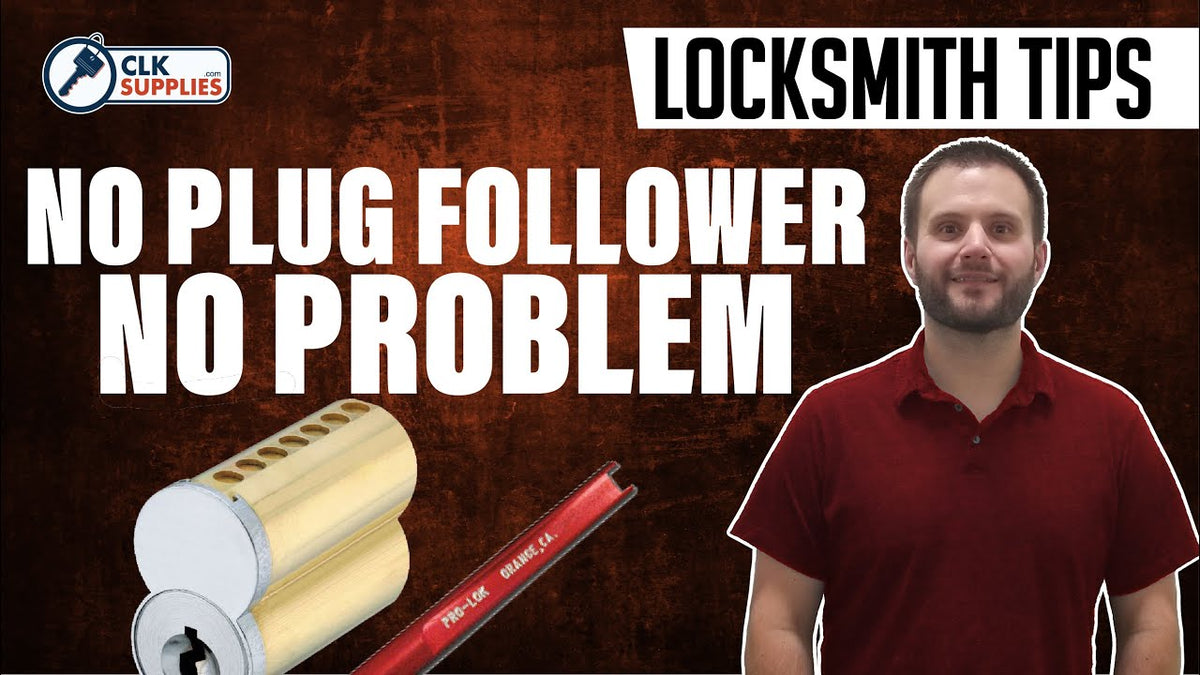 Locksmith Tip | Rekeying a Lock and you forgot a Plug Follower? No Pro