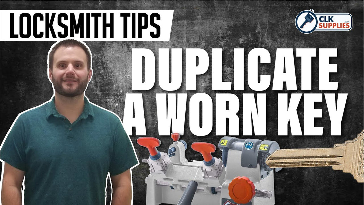 How to Duplicate a Worn Key | Locksmith Video Tip | Locksmith Training
