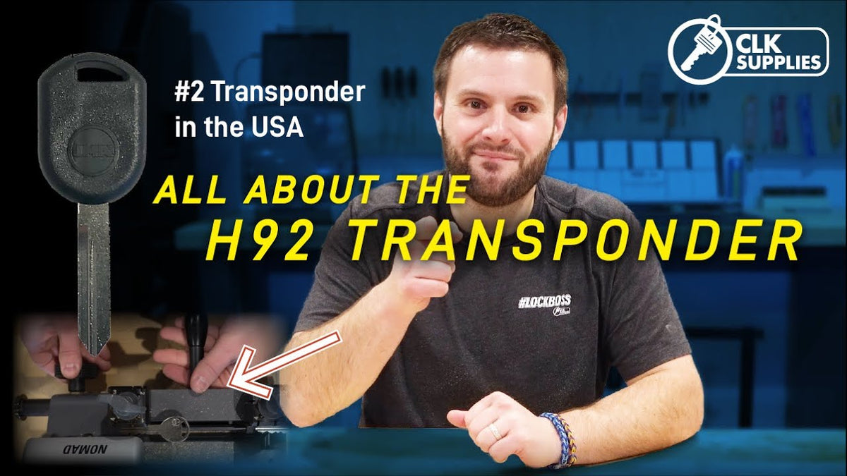 Locksmithing - Full Details About The H92 Transponder Key — CLK Supplies