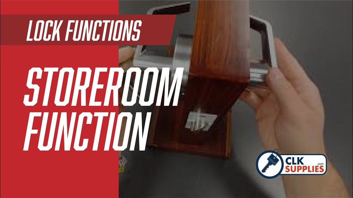 How it Works- Storeroom Function on Grade 1 and 2 Levers and Knobs