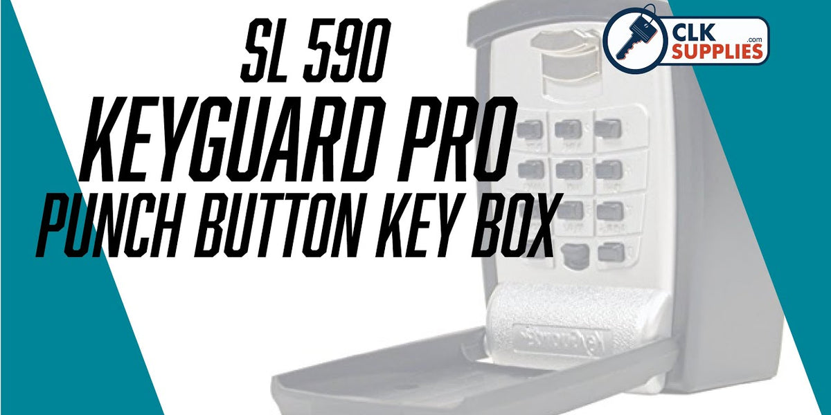 The SL-590 KeyGuard Pro Punch Button Key Box | Locksmith Product Demo
