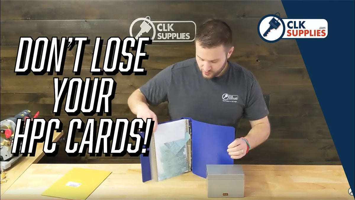 How to store and organize HPC code cards — CLK Supplies