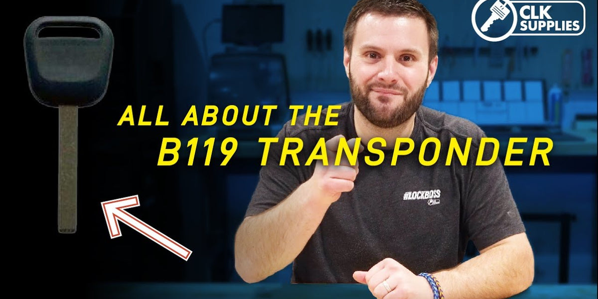 Locksmithing 101 | EVERYTHING You Need To Know About The B119 Transpon ...