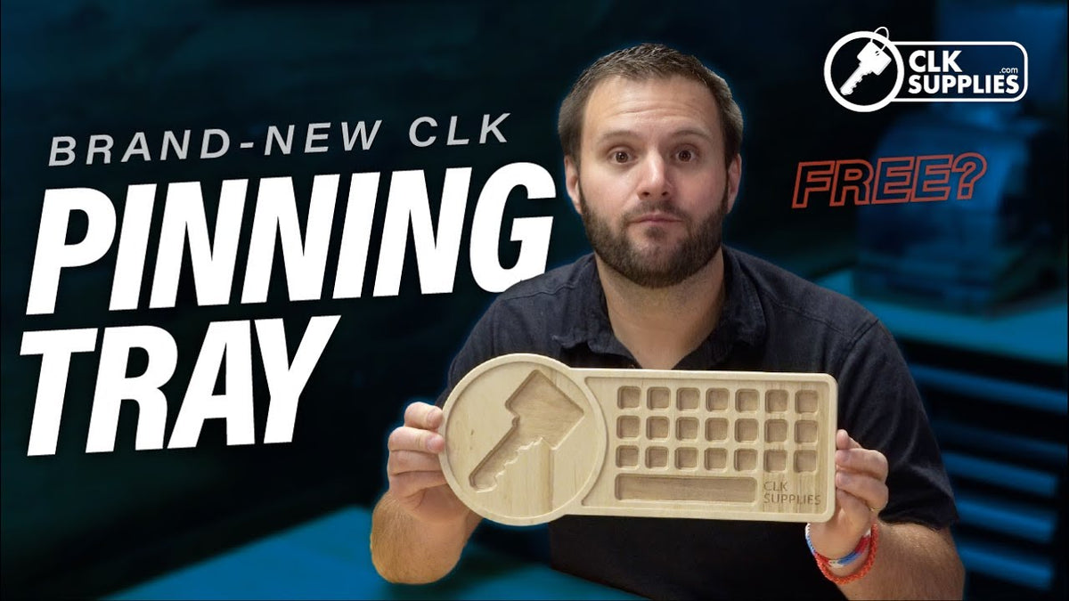 Locksmithing 101 | Premium Wood Pinning Tray for Rekeying Locks!