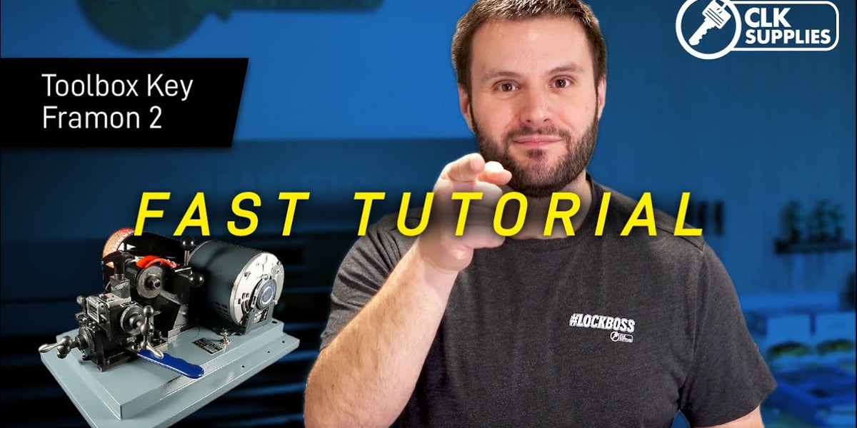 Key Cutting Machine | Framon 2 vs Tool Box Lock! Too Easy?