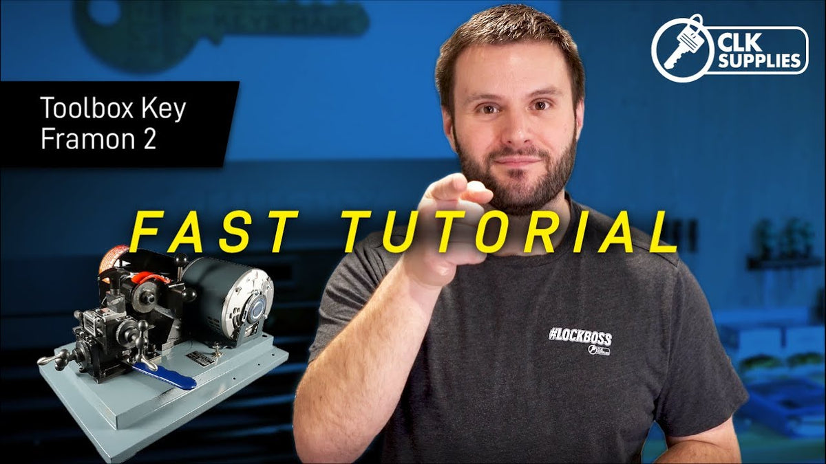 Key Cutting Machine | Framon 2 vs Tool Box Lock! Too Easy?