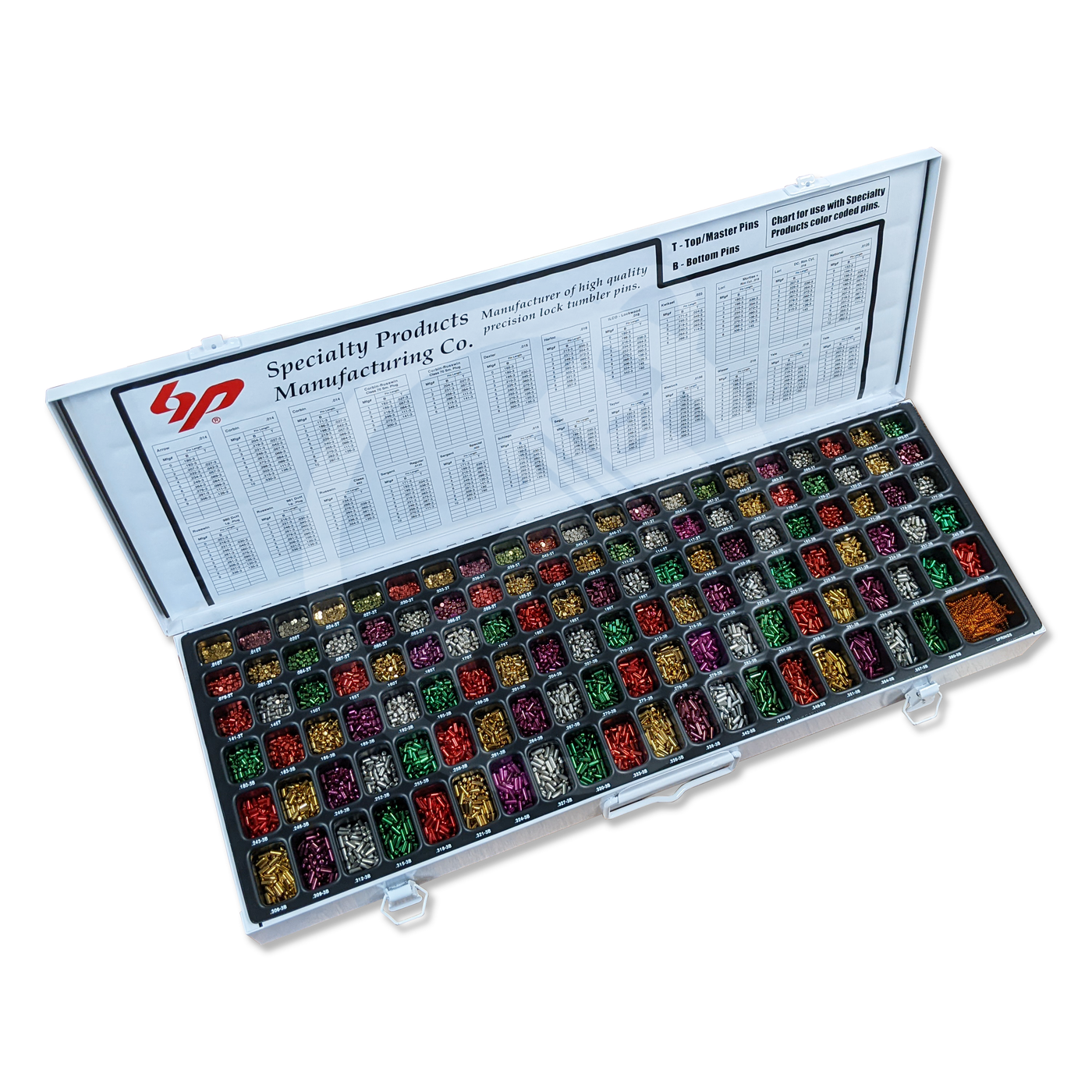 003 Universal Pinning Kit, Metal Box, Color-Coded Pins | Made in USA