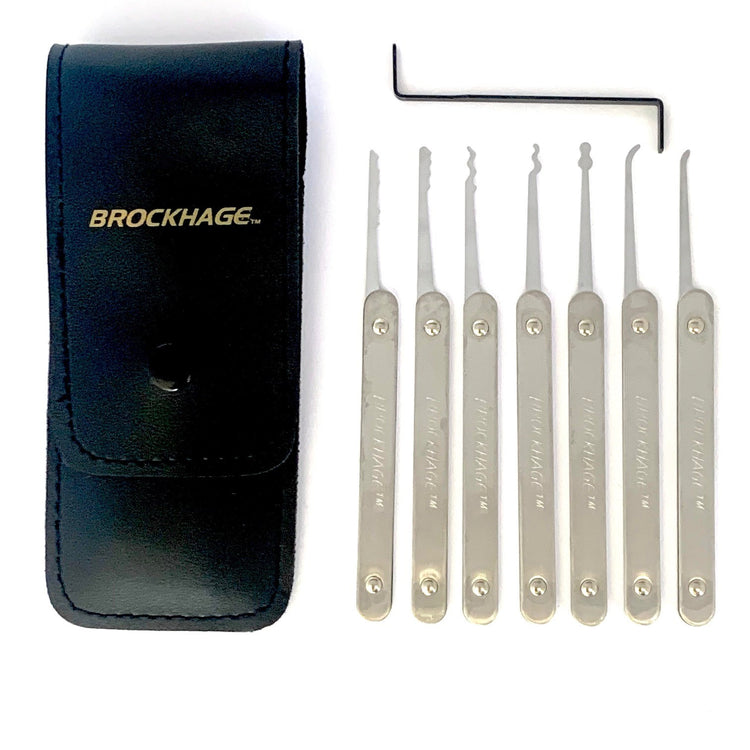 Premium 8-Piece Lock Pick Set -by Brockhage