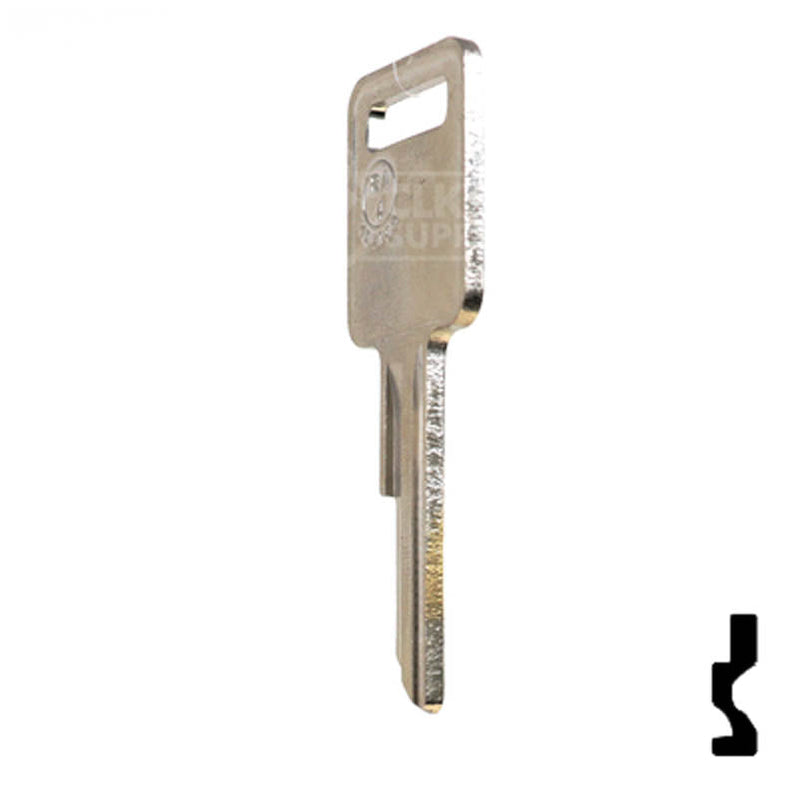 Uncut Key Blank | Freightliner, GM | RA4, 1970AM