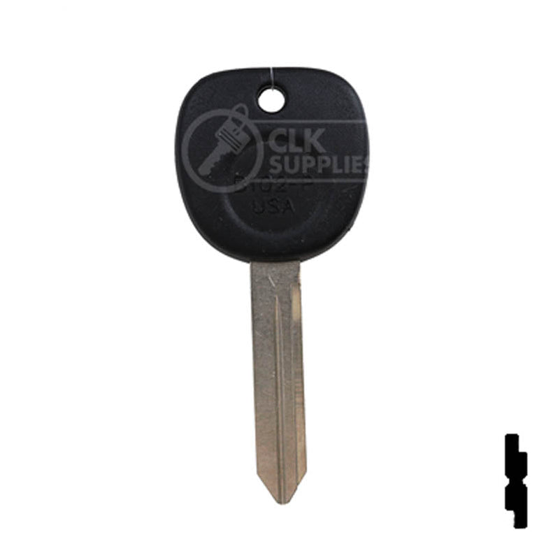 Key Blanks | B102-P | New Uncut GM Key | Replacement Key