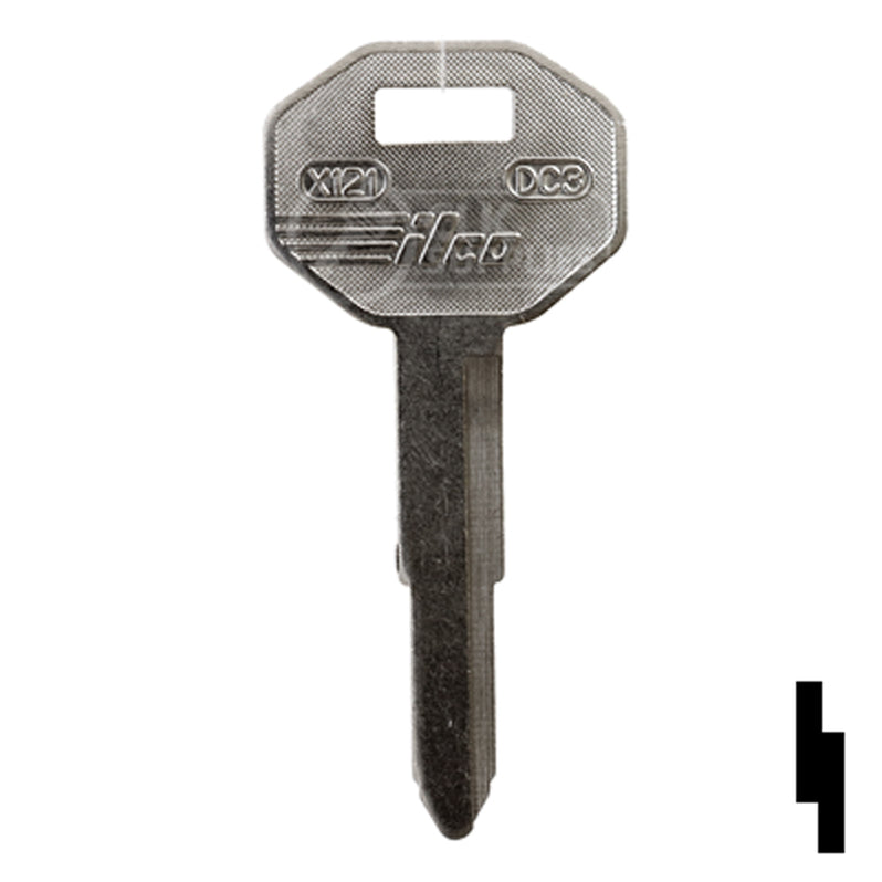 Uncut Key Blank | Chrysler | X121, DC3
