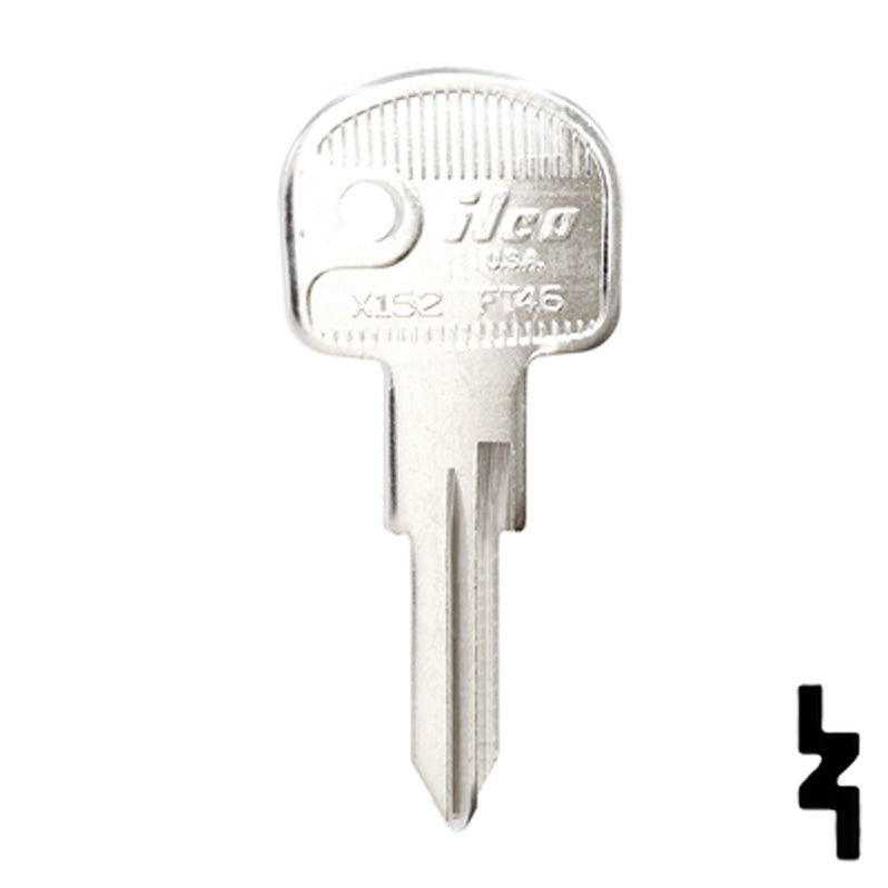 Uncut Key Blank | Fiat | FT46, X152