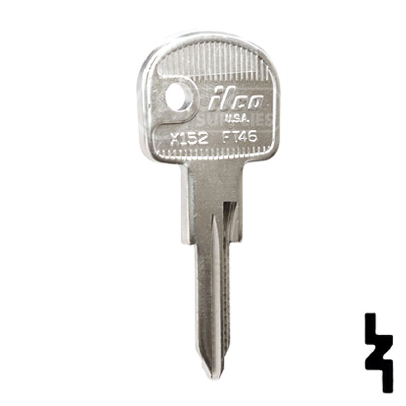 Uncut Key Blank | Fiat | FT46, X152