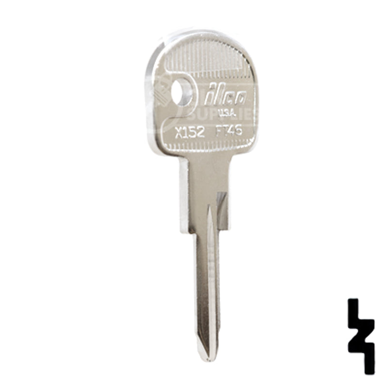 Uncut Key Blank | Fiat | FT46, X152