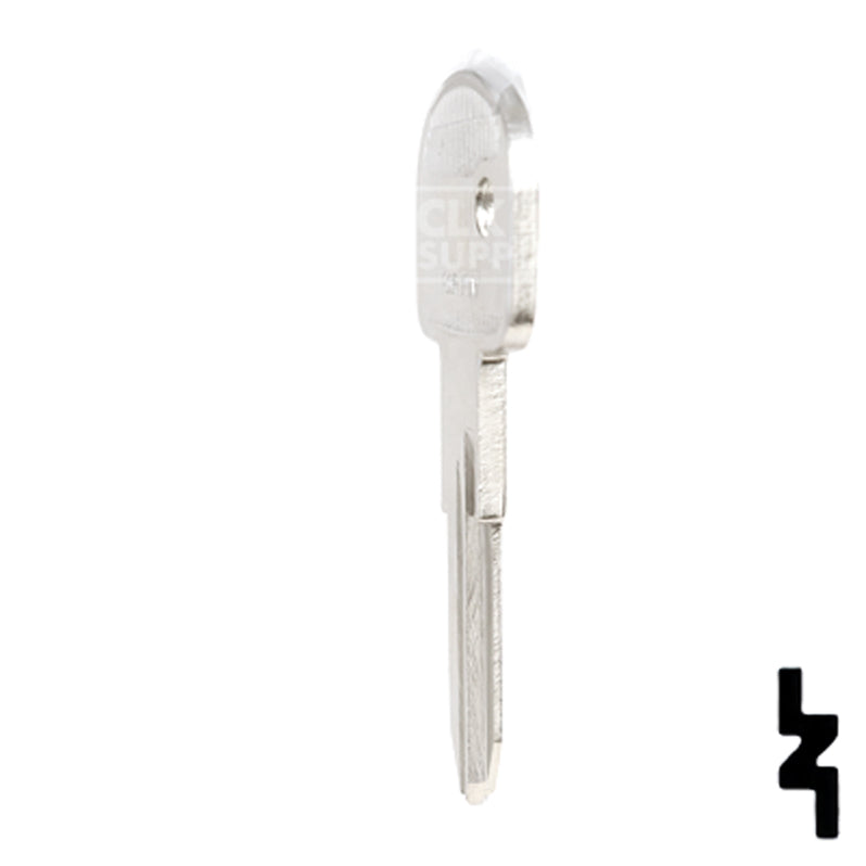 Uncut Key Blank | Fiat | FT46, X152