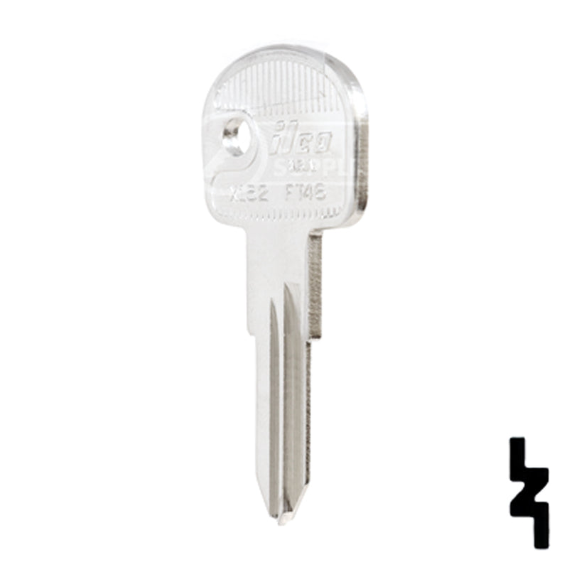 Uncut Key Blank | Fiat | FT46, X152