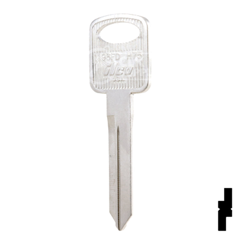 Uncut Key Blank | Ford | 1196FD, H75