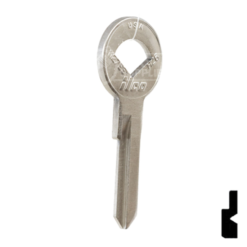 Uncut Key Blank | Ford | H26