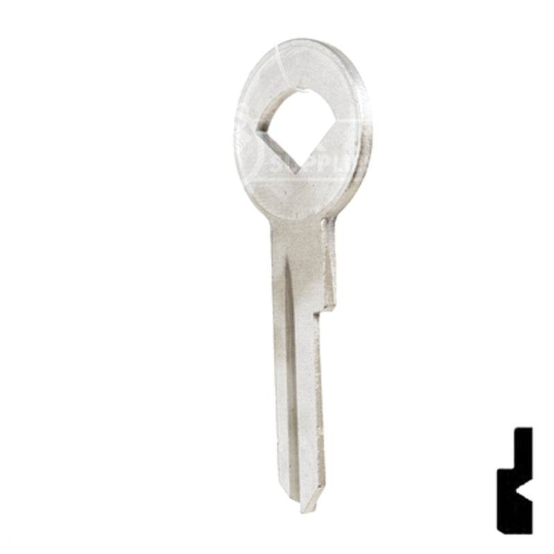 Uncut Key Blank | Ford | H26
