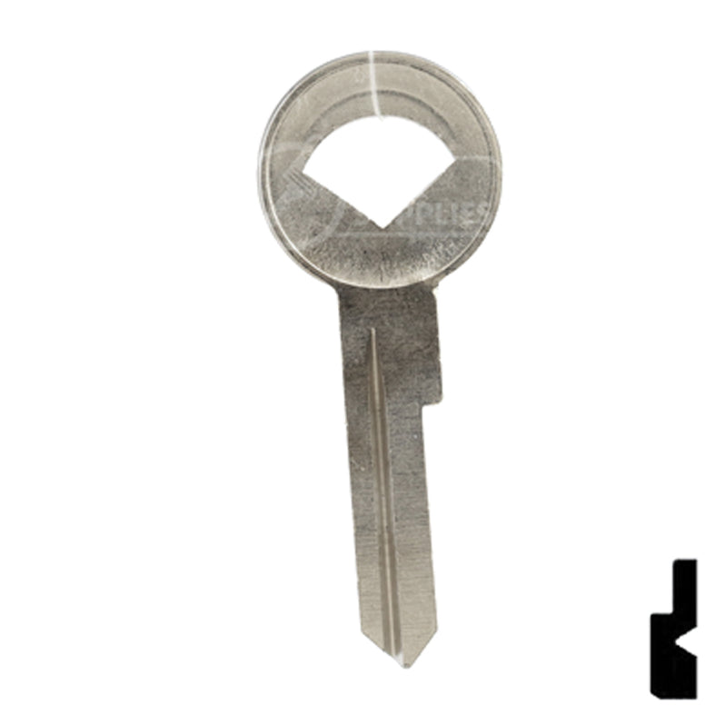 Uncut Key Blank | Ford | H26