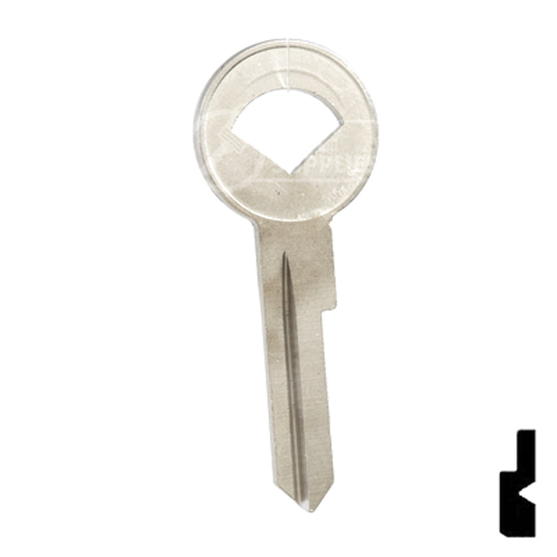 Uncut Key Blank | Ford | H26