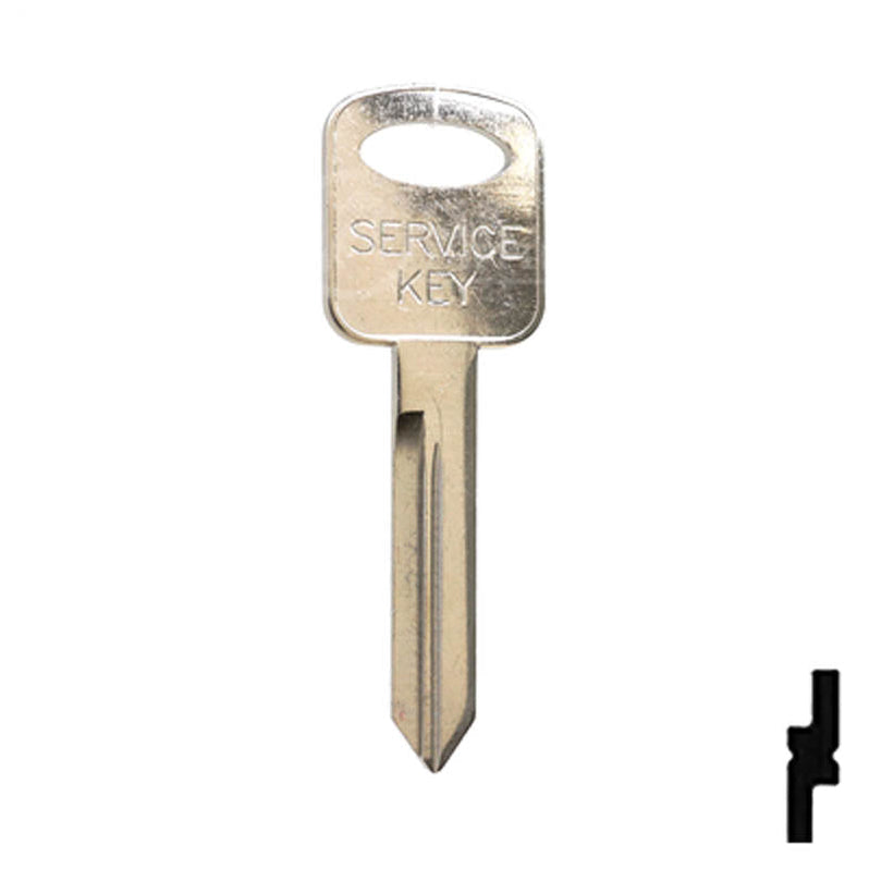 Chipless Key Blank for H72/ 86/74 Ford | CLK Supplies, LLC