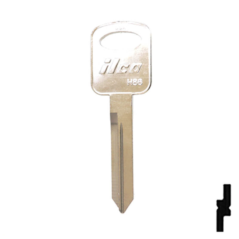 Chipless Key Blank for H72/ 86/74 Ford | CLK Supplies, LLC