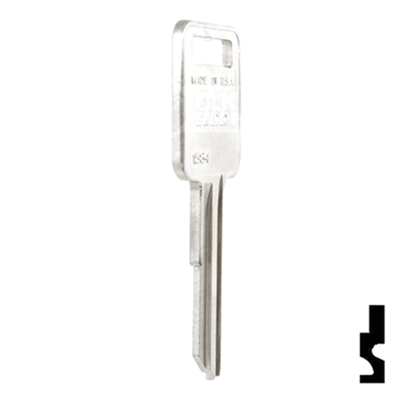 Uncut Key Blank | Freightliner | 1584