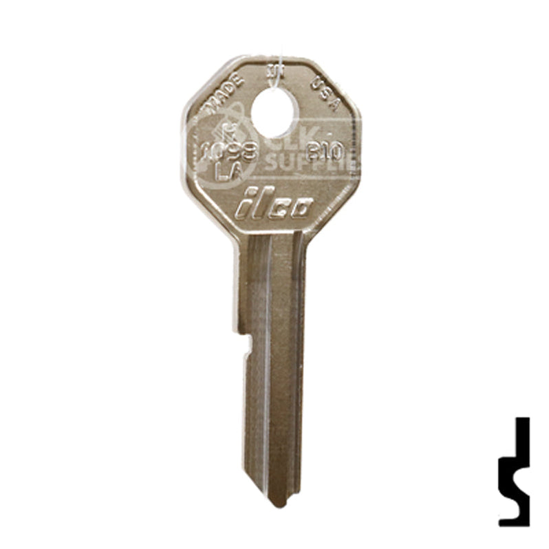 Uncut Key Blank | General Motors | H1098LA, B10