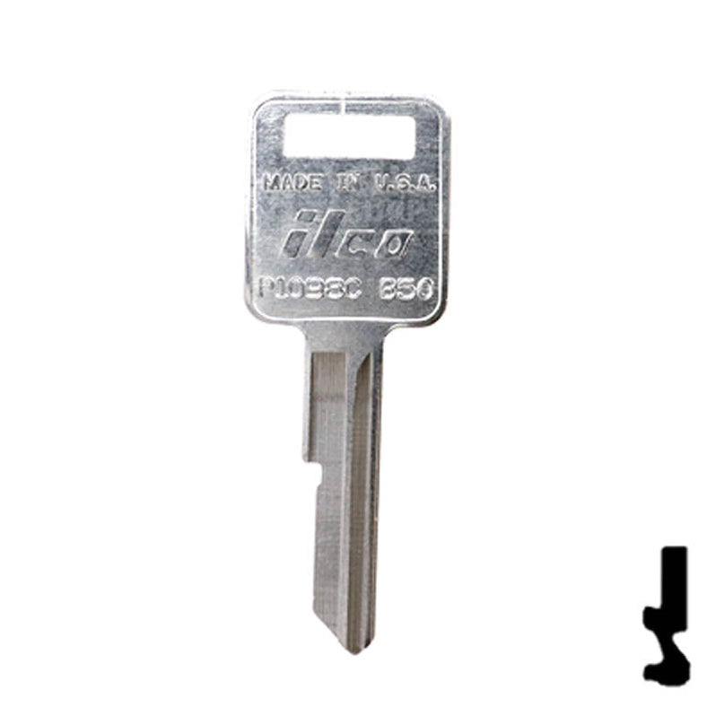 Uncut Key Blank | General Motors | P1098C, B50