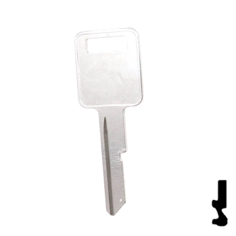 Uncut Key Blank | General Motors | P1098C, B50