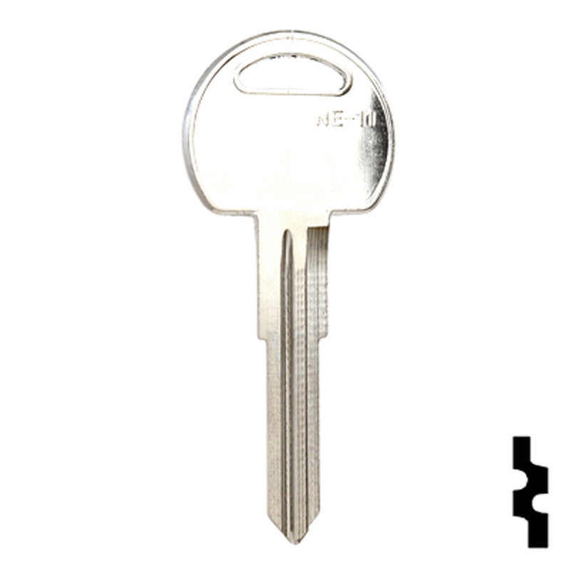 Uncut Key Blank | Kenworth | NE48-NP, NE-11, X170