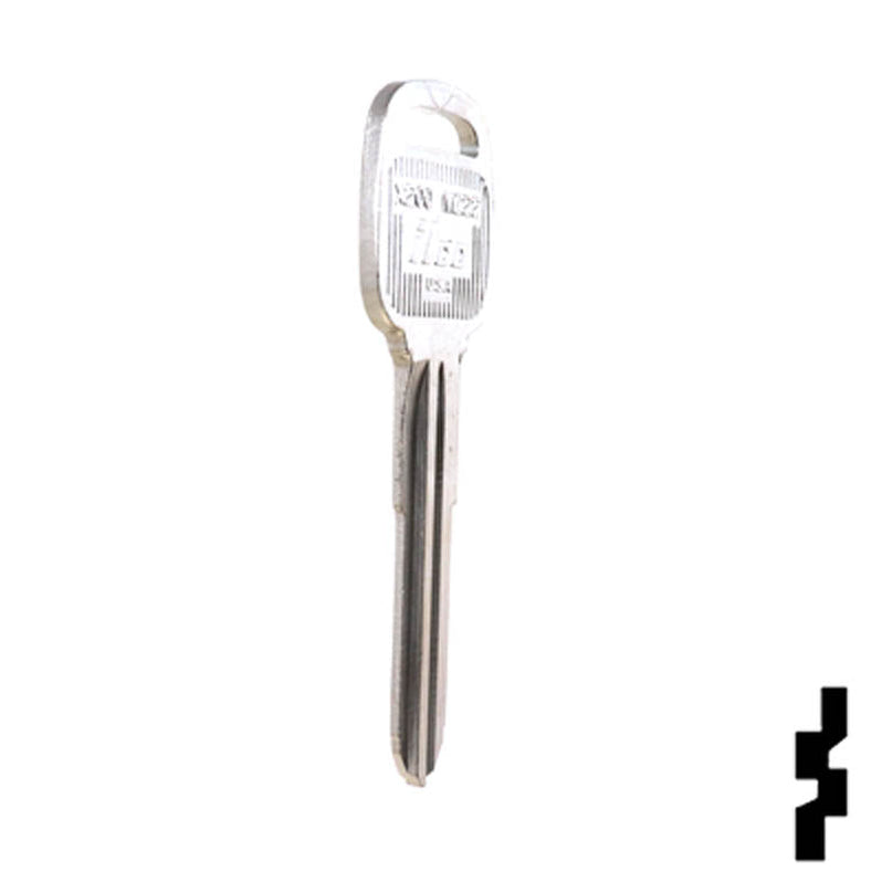 Uncut Key Blank | Mazda Valet | X200, MZ22