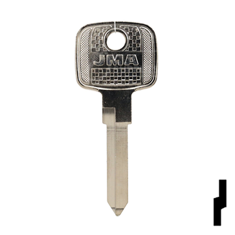 Uncut Key Blank | Mercedes | MB17, ME-HM