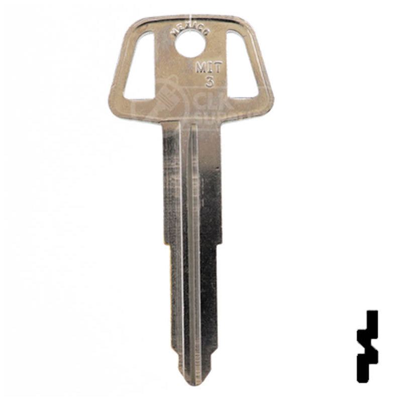 Key Blanks | X224 ( MIT3 ) | Mitsubishi | Replacement Uncut Keys