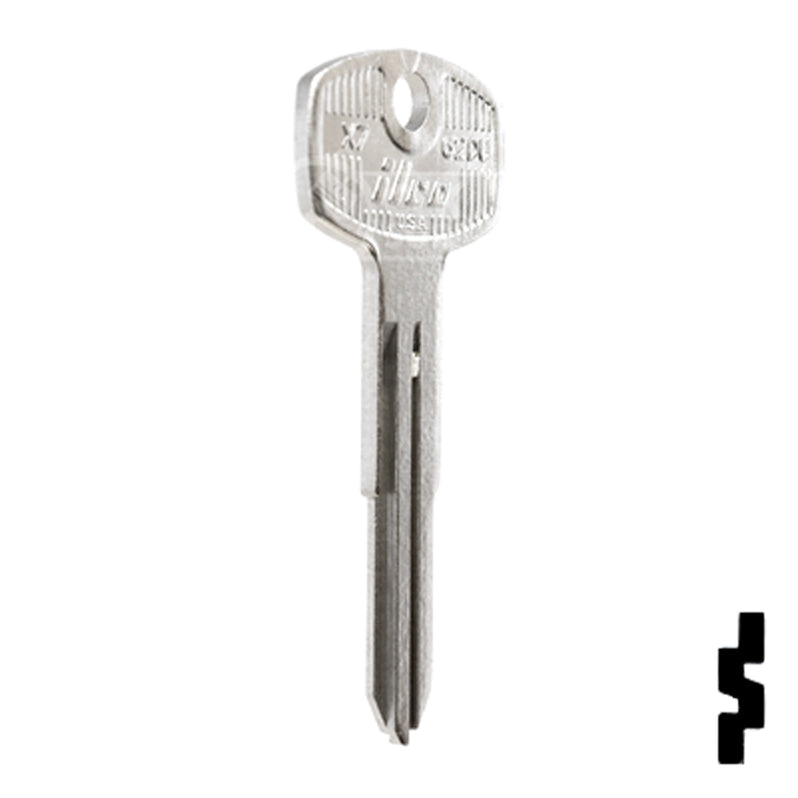 Uncut Key Blank | Nissan, Datsun | X7, 62DU