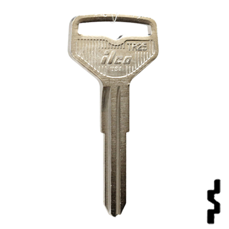 Uncut Key Blank | Toyota | TR25, T81A