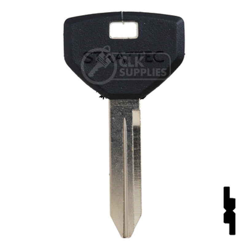 Uncut OEM Plastic Head Key | Chrysler | Y157P (10pk)