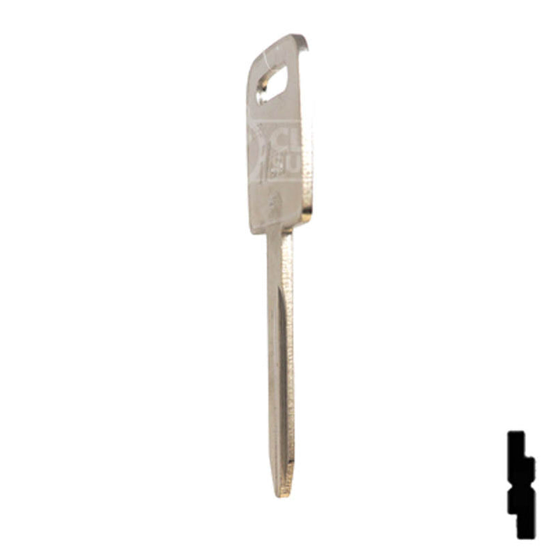 Uncut Plastic Head Key Blank | Freightliner | 1588