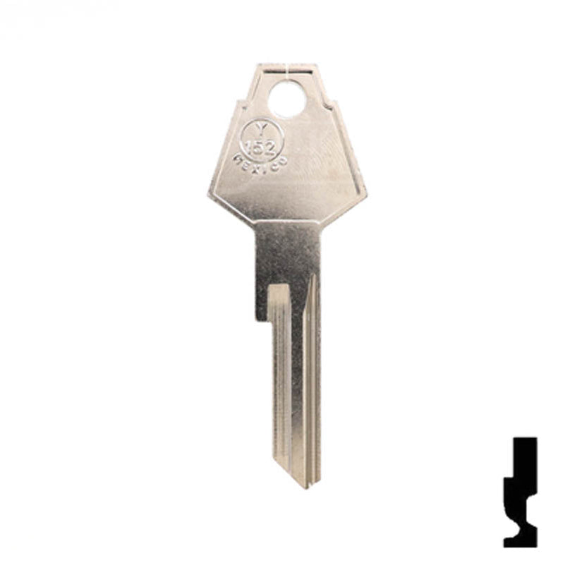 Uncut Key Blank | Chrysler, Dodge, Plymouth | Y152, P1770U