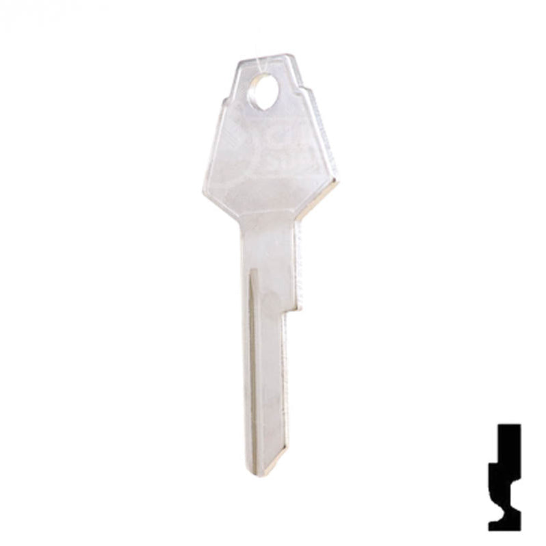 Uncut Key Blank | Chrysler, Dodge, Plymouth | Y152, P1770U