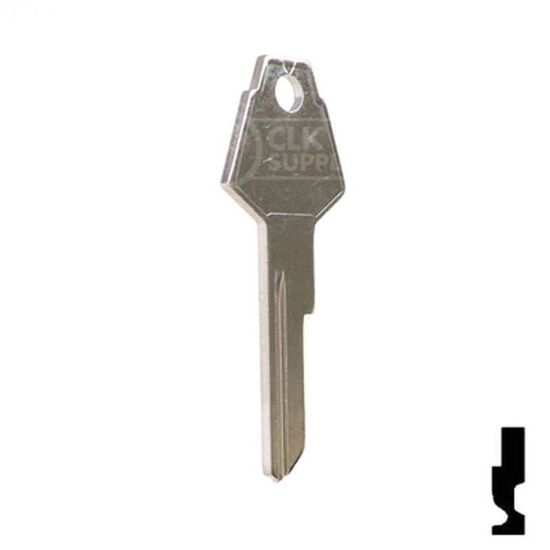 Uncut Key Blank | Chrysler, Dodge, Plymouth | Y152, P1770U