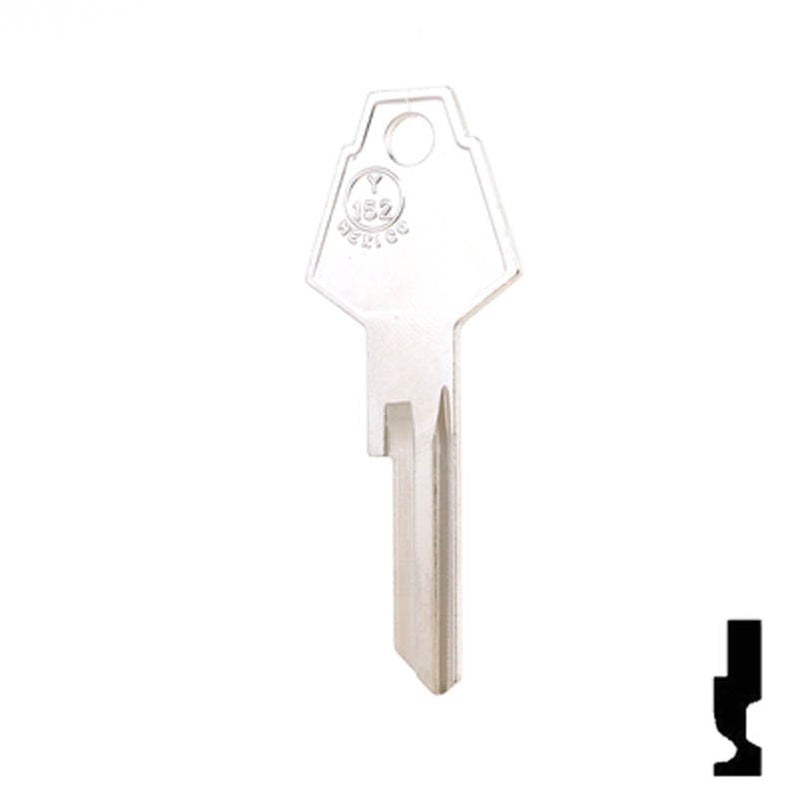 Uncut Key Blank | Chrysler, Dodge, Plymouth | Y152, P1770U