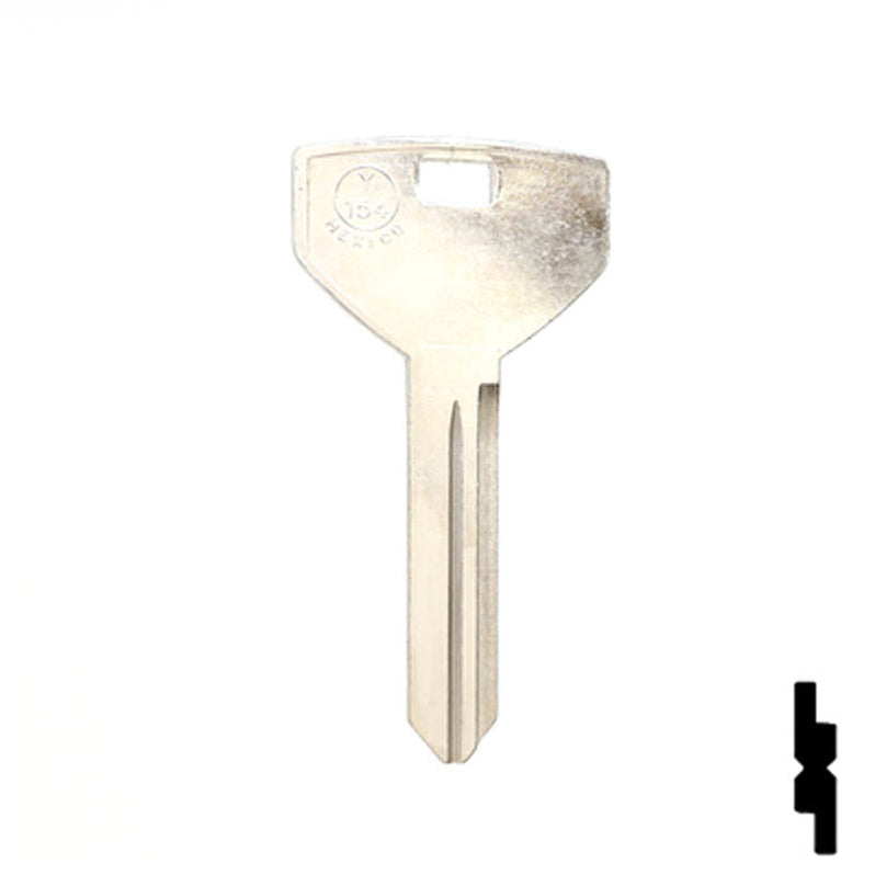 Uncut Key Blank | Chrysler | Y154, P1789