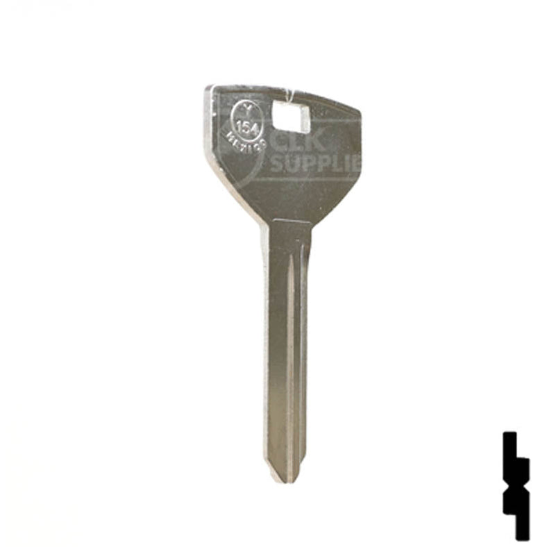 Uncut Key Blank | Chrysler | Y154, P1789