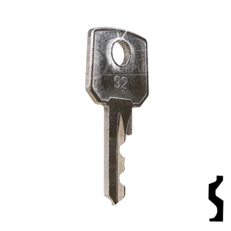 Precut Boom Lift Key | Haulotte | EQ-92