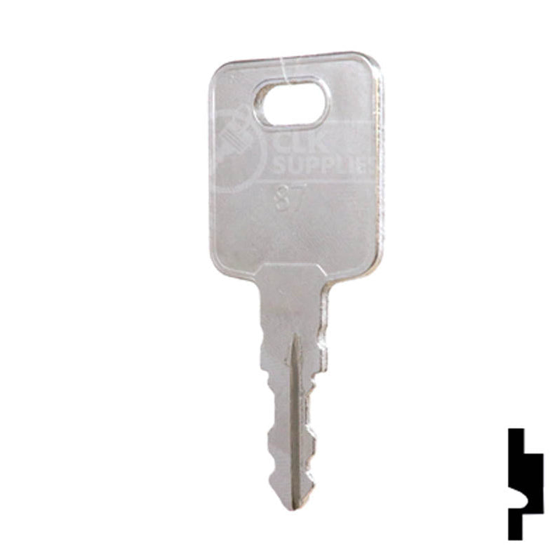 Precut Crane Key | Manitowoc, Global Link, RV Motorhome | EQ-87